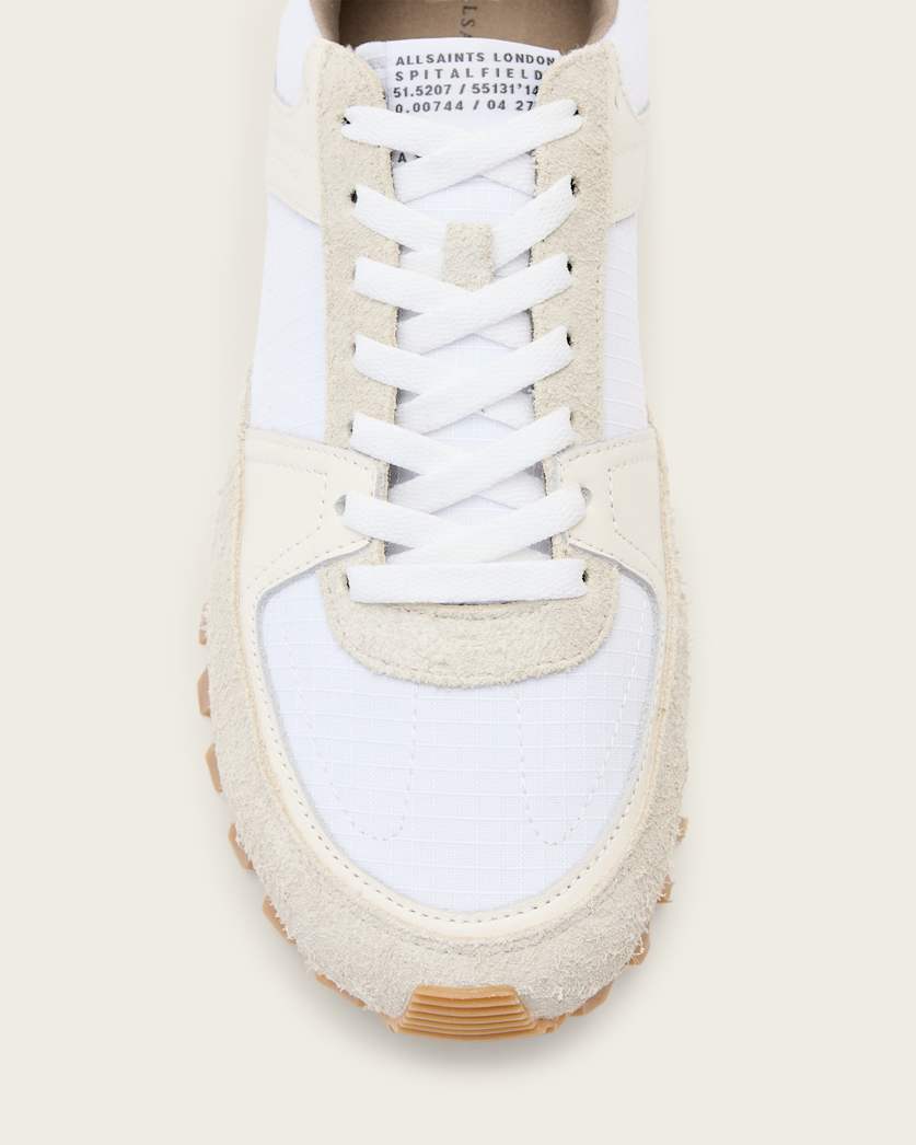 Viggo Low Top Runner Trainers Chalk White | ALLSAINTS